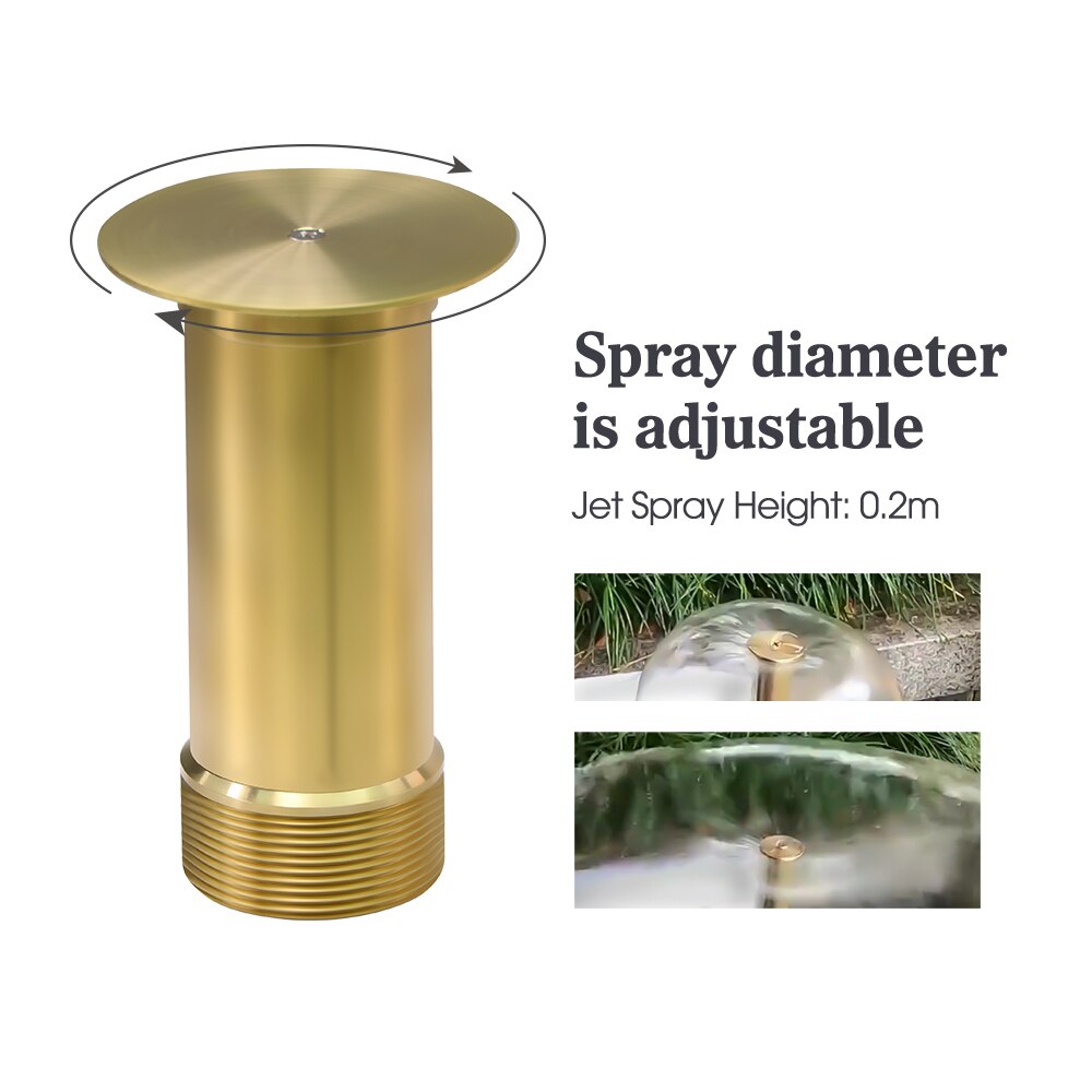 Brass Bell Fountain Nozzle, Display Mushroom Water Spray – MUCIAKIE