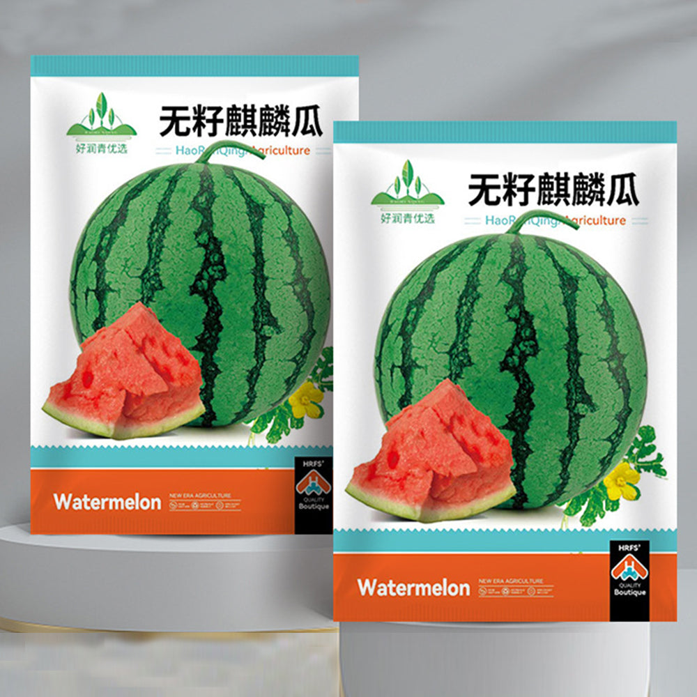 5 Bags (50 Seeds / Bag) of 'Seedless Kylin' Series Seedless Watermelon ...
